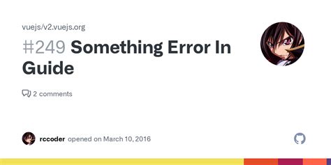 Something Error In Guide Issue Vuejs V Vuejs Org GitHub