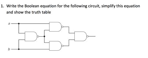 Solved Write The Boolean Equation For The Following Chegg