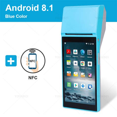 Handheld POS PDA Terminal Android With Mm Bluetooth Thermal Receipt Printer G WiFi Mobile