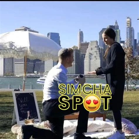 Simcha Spot Engagement Of David To Sarah Simchaspot Facebook