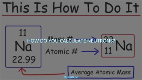 How Do You Calculate Neutrons ChemCafe Science Chemistry And Physics Made Simple