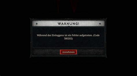 Diablo 4 Fehlercode 300202 Login Probleme Gibt Es Einen Fix