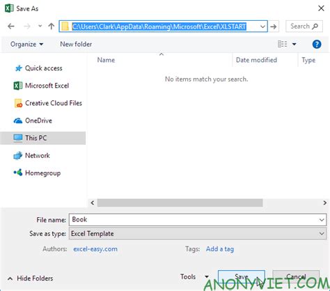 Lesson 63 How To Create A Default Template In Excel AnonyViet English Version