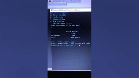 Vehicle Info Print Ccoders Codemasters Codingninja Coderstokyo