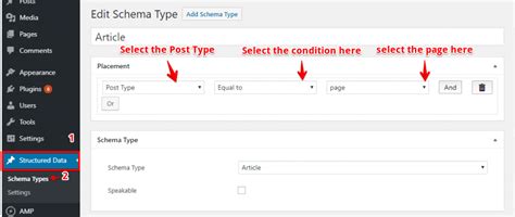 How Do I Target The Schema On A Specific Page Schema Structured Data For Wp Documentation