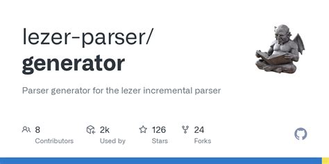 Github Lezer Parsergenerator Parser Generator For The Lezer Incremental Parser
