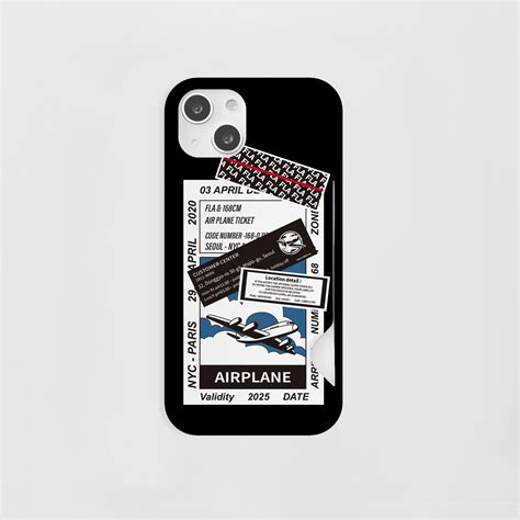 168cm 카드포켓 에어플레인 스티커 아이폰 11 12 13 미니 프로 맥스 Xs 7 8 Se2 갤럭시 노트10 20 울트라 S20 S21 S22 플러스 핸드폰케이스