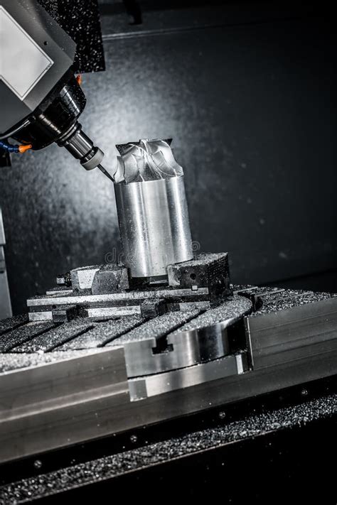 Metal Work Machining Process By Cutting Tool On CNC L Stock Photo Image Of Machining Process