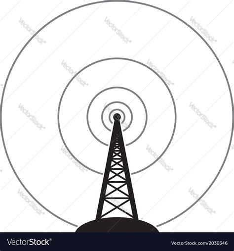 Radio Tower Vector At Brooke Bermingham Blog