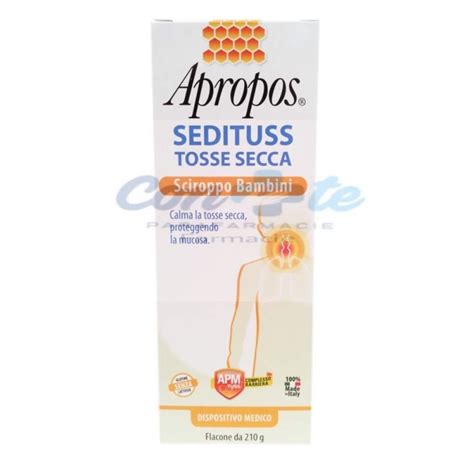 Apropos Sedituss Tosse Secca Sciroppo Bambini