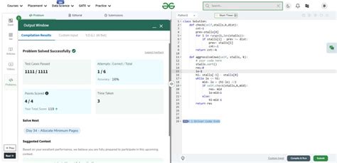 160daysofproblemsolving Geeksforgeeks Dsa Python Problemsolving