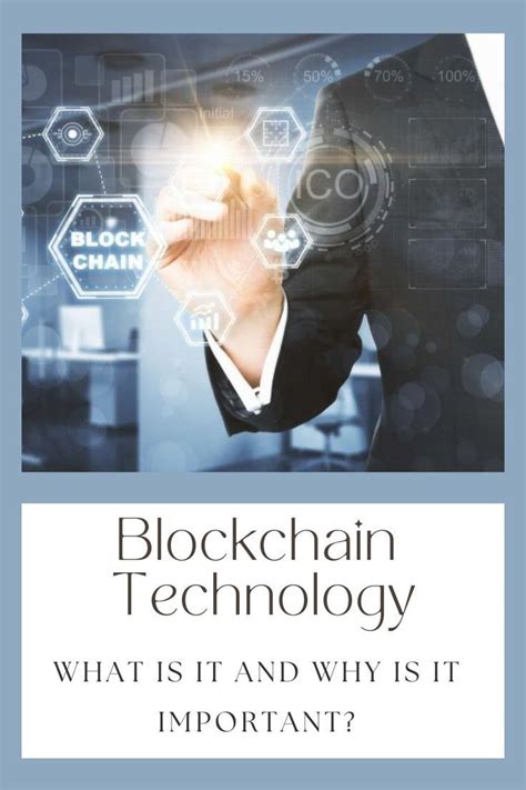 Blockchain Technology What Is It And Why Is It Important Blockchain Technology Blockchain