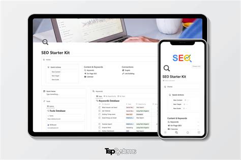 Seo Starter Kit Notion Template