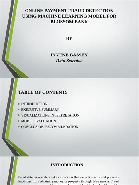 Online Payment Fraud Detection Using Machine Learning Model Pdf Accuracy And Precision