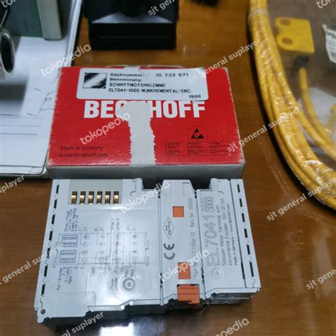 Jual Plc Beckhoff El7041 Stepper Motor Terminal With Incremental Encoder Jakarta Barat Sjt