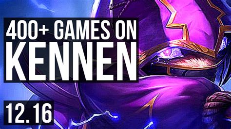 Kennen Vs Irelia Top 904 Legendary 400 Games Kr Grandmaster