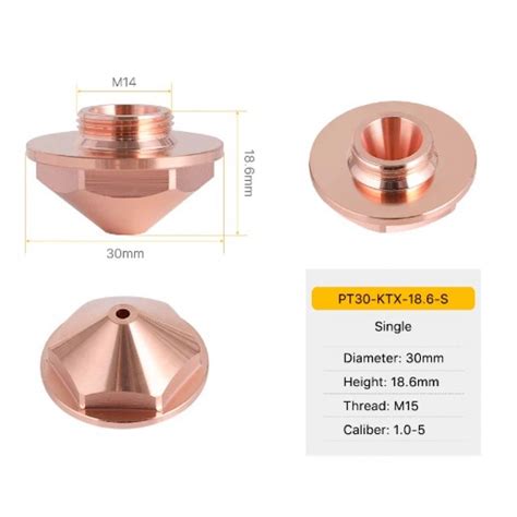 Precitec Procutter 2 0 Ktx Single Nozzle 5 0mm