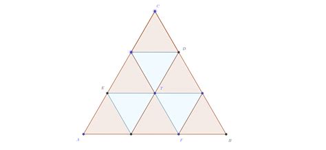 Geometry Equilateral Triangle Abc And Two Small Triangles
