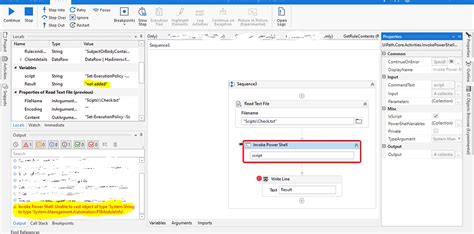 Invoke Power Shell Unable To Cast Object Of Type Systemstring To Type Systemmanagement