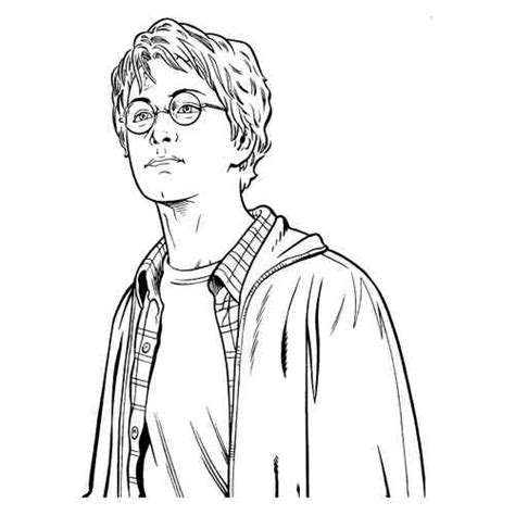 Раскраска Гарри Поттер и Кубок огня распечатать или скачать