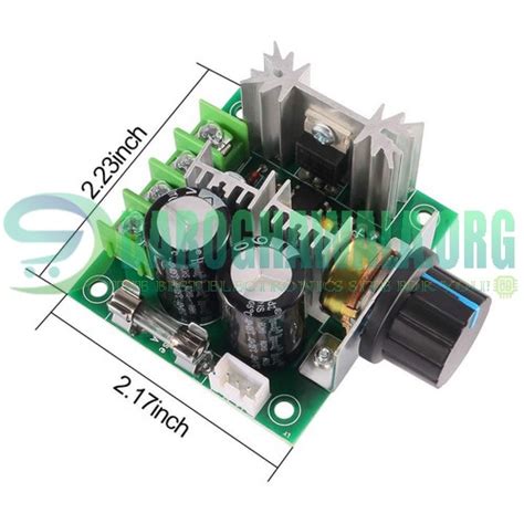 12V To 40V 10A 400W PWM DC Motor Speed Controller Dimmer Voltage Regulator In Pakistan