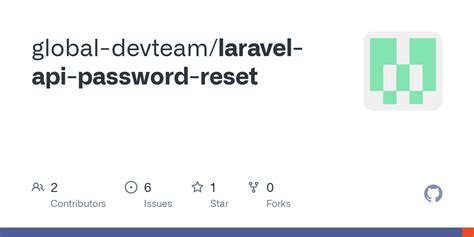 Github Global Devteamlaravel Api Password Reset