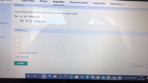 Solved How Many Times Does The Following Nested Loop Repeat