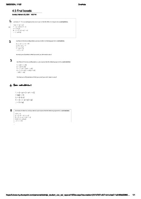 Practice Question MTH100 17 02 OneNote 4 Final Bosses Sunday February 25 2024 4 35 PM 0 Use
