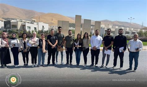 Cihan University Slemani Architecture Department Scientific Visit