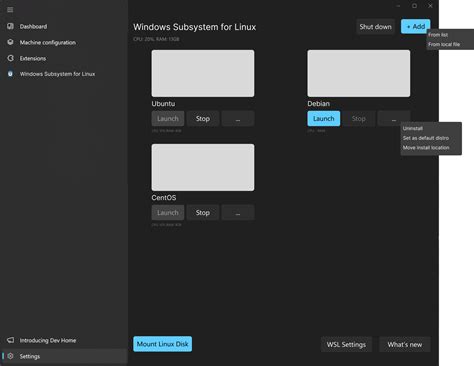 Dev Home Management Von Wsl Distributionen Könnte Einfacher Werden Dr Windows