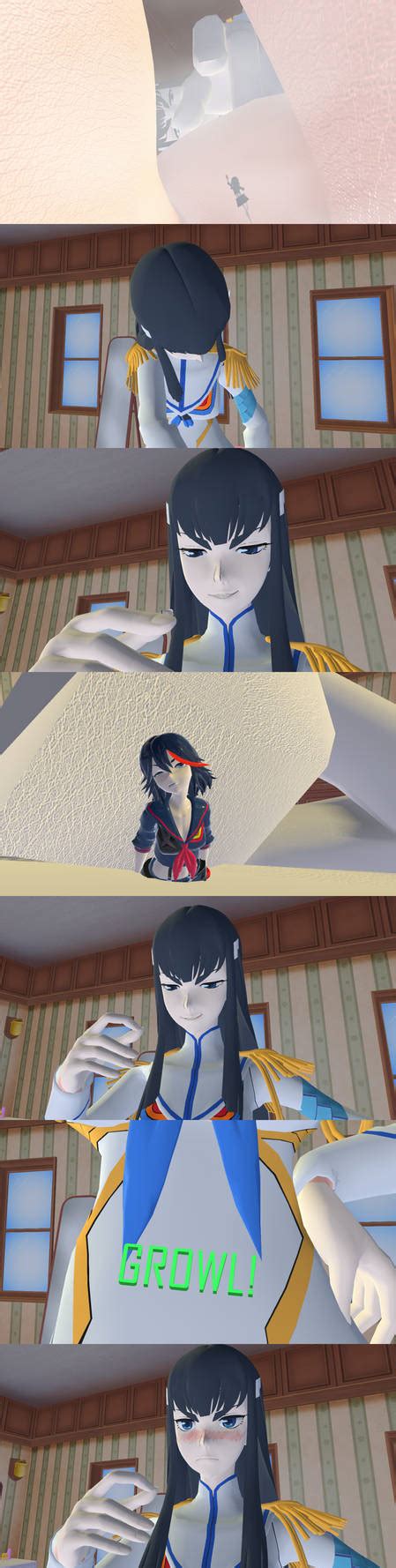 Commission Giantess Satsuki Kiryuin 2 4 By Spicegts On Deviantart