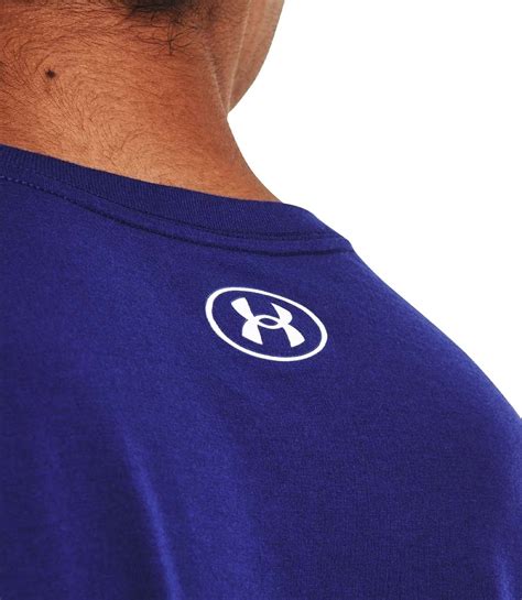 Under Armour Camo Chest Stripe T Shirt Mavi Kısa Kollu T Shirt