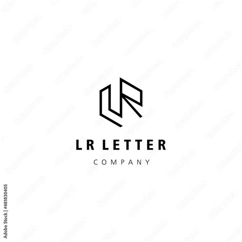 Lr Initials Logo Vector Design Template Stock Vector Adobe Stock