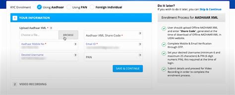 Steps For Creating Signer Id Using Aadhaar Xml