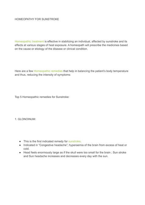 Ppt Sunstroke Causes And Treatment Rootcure Homeopathy Powerpoint Presentation Id 11775199