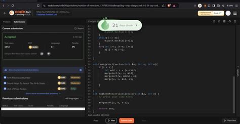 Abhijith S R On Linkedin Day21 Codingjourney Cpp Problemsolving