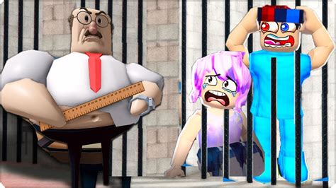 🙅‍♀️ ПОБЕГ от УЧИТЕЛЯ БАРРИ в РОБЛОКС Леска и Шеди Roblox Youtube