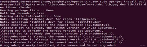 ubuntu18 04 下图像处理开源软件库opencv3 4 16的安装及使用 ubnutu18 04 安装opencv3 4 16 csdn博客