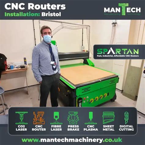 Spartan 1313 Cnc Router Installed For Our Valued Bristol Clients Mantech Machinery Uk