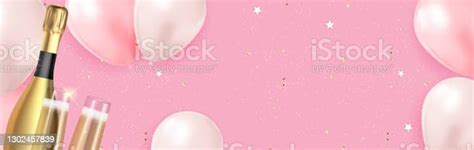 파티 휴일 생일 프로모션 카드 포스터에 대한 현실적인 3d 풍선 배경 벡터 일러스트 레이션 Eps10 기념일에 대한 스톡 벡터 아트 및 기타 이미지 Istock