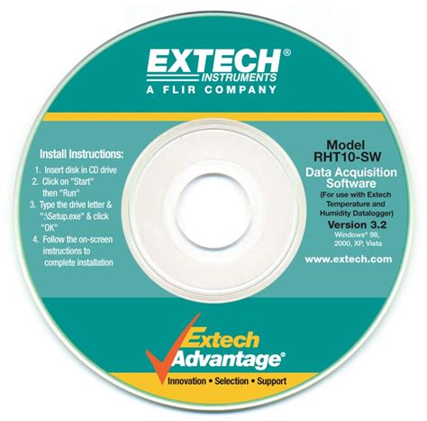 Extech RHT10 SW GPP G Kg Software For RHT10 Calright Instruments