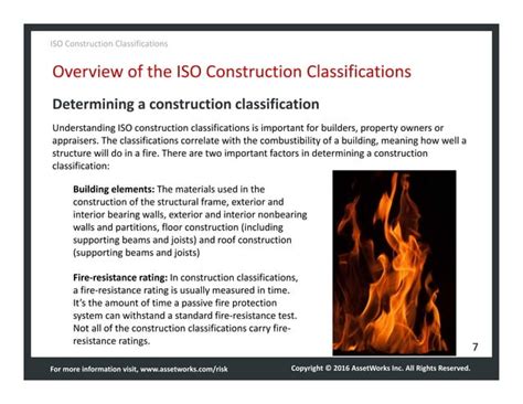 Assetworks Iso Construction Classifications Quick Guide Ppt