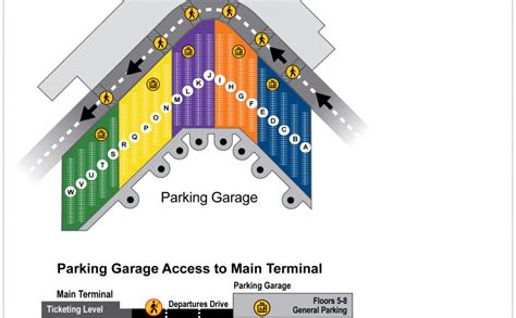 Airport Parking Garage Map Port Of Seattle