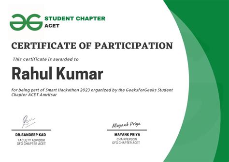 rahul kumar singh on linkedin geeksforgeeks acet participation