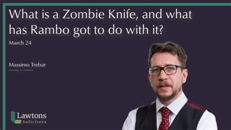 What Is A Zombie Knife And Are They Banned In The Uk Lawtons