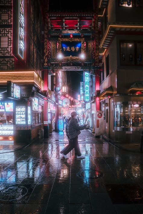 Japan In The Rain Chinatown In The Mist Behance