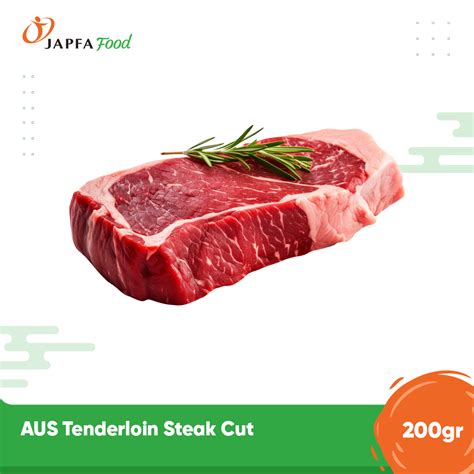 Promo Daging Sapi Impor Has Dalam Aus Tenderloin Beef Steak Cut 200gr Diskon 16 Di Seller