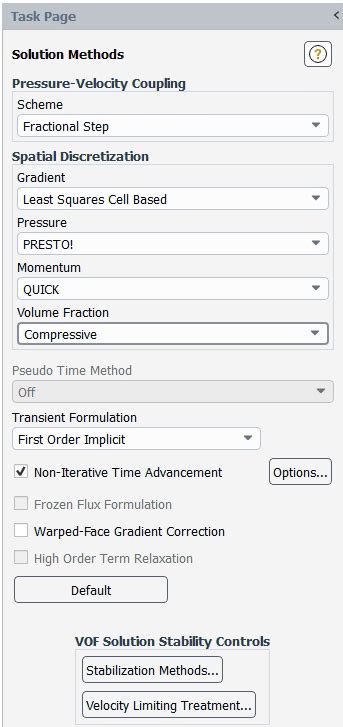 Chapter Using The VOF Model