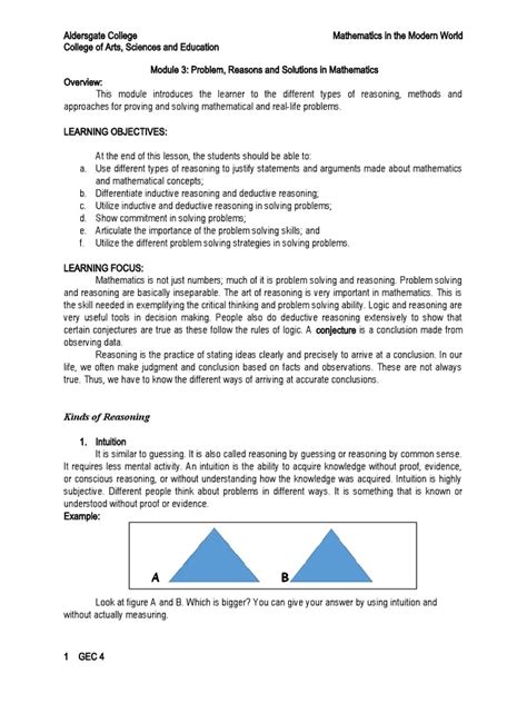 Module 3 Pdf Reason Inductive Reasoning