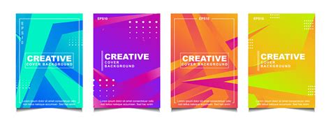 역동적 인 부드러운 화려한 와 유행 그라데이션 커버 디자인 추상기하학적 배경 창조적 인 액체 및 유체 벡터 A4 레이아웃 템플릿 0명에 대한 스톡 벡터 아트 및 기타 이미지